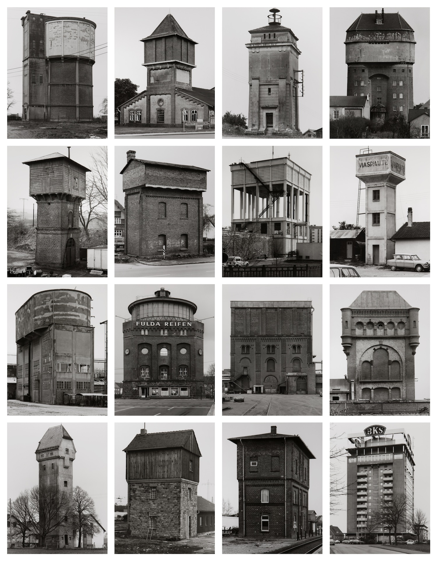 Bernd e Hilla Becher, ‘Watertowers’ 1988 | Making Art Happen